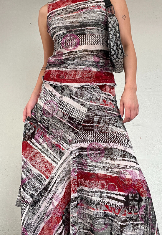 NEWSPAPER MESH SWISH SKIRT – HISSY FIT LTD